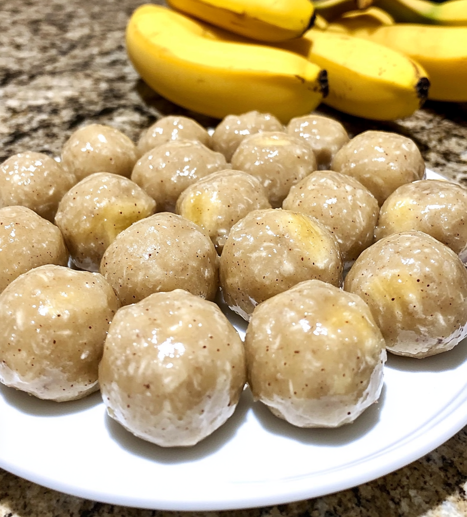 No-Bake Banana Cinnamon Energy Bites