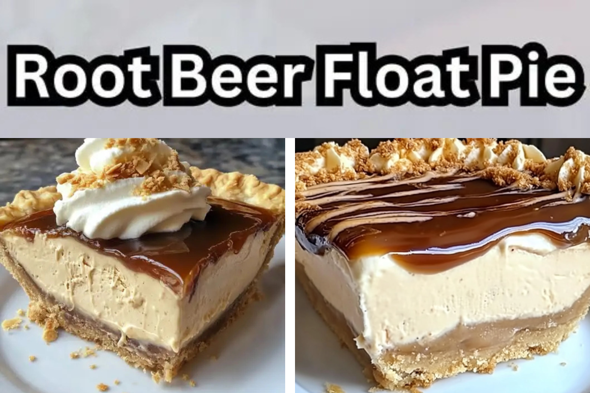 Creamy Root Beer Float Pie Recipe