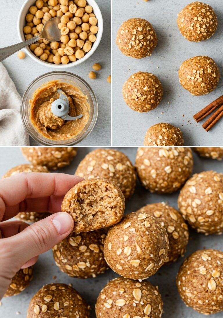 Healthy Snickerdoodle Chickpea Bites