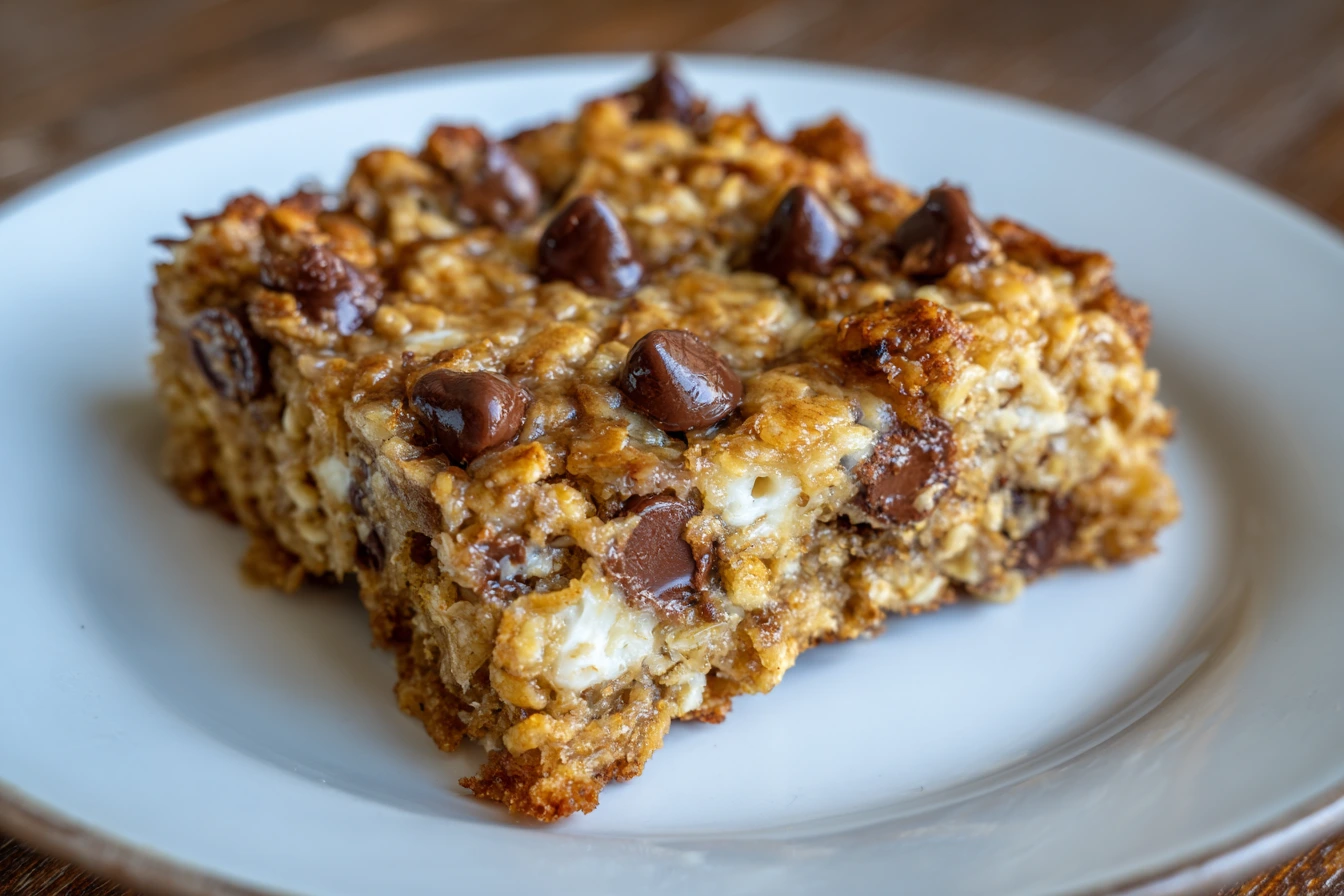 Cottage Cheese Oatmeal Chocolate Chip Bars