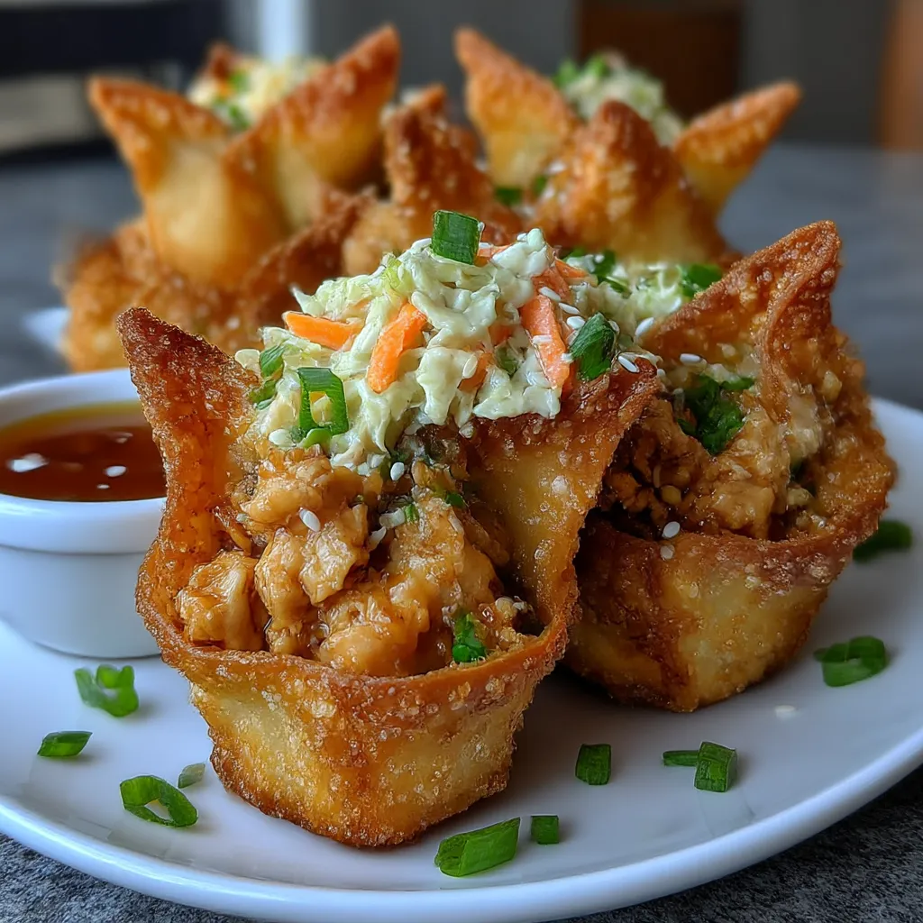 Crispy Chicken Wonton Tacos deliver 12 epic crunchy bites.