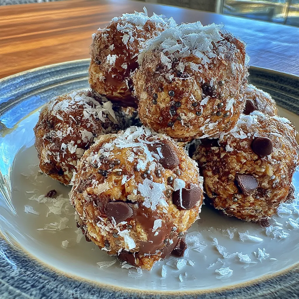 Healthy Chocolate Crunch Bites 5 Easy Delish Protein Bites.