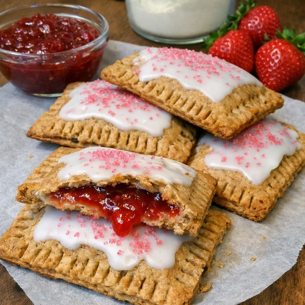 Protein Pop Tarts with Strawberry Jam – Easy High‑Protein Breakfast