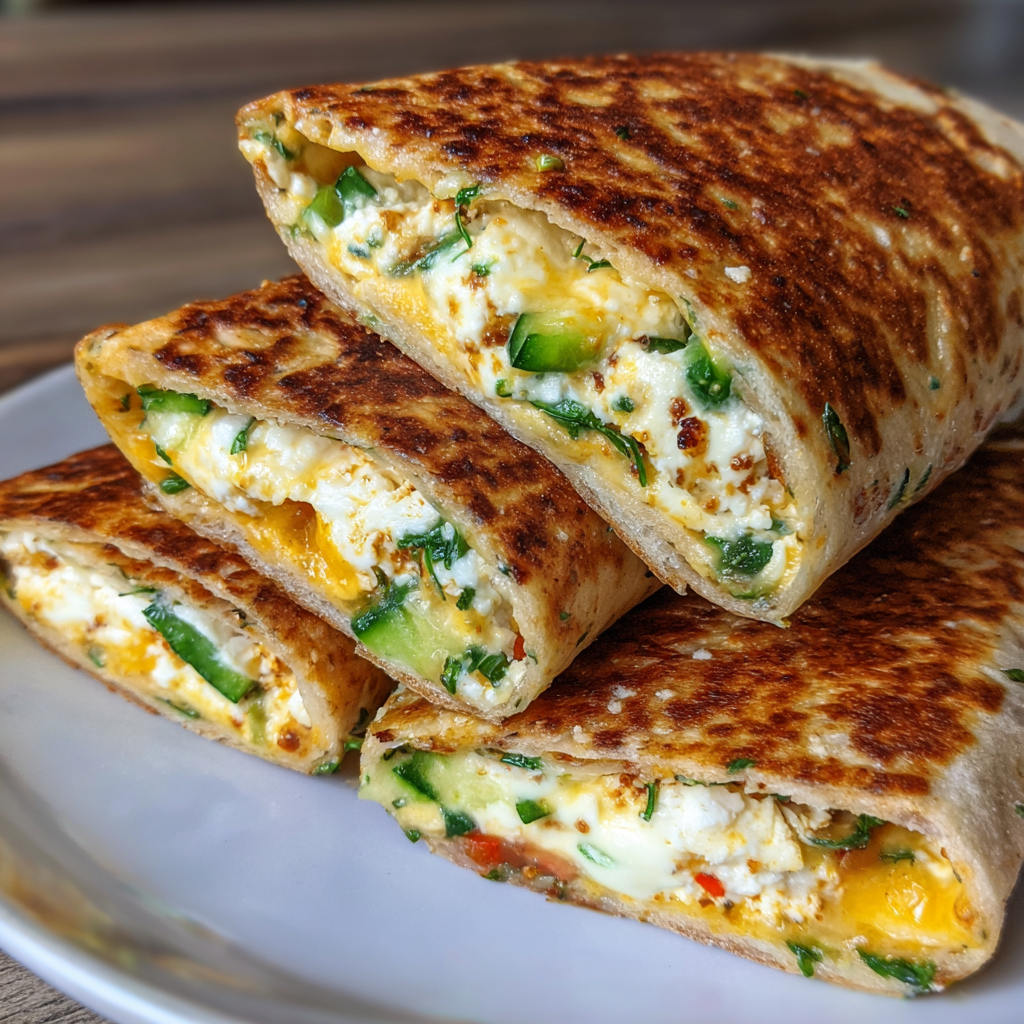 Crispy Cottage Cheese Flatbread Wraps: Easy High‑Protein Dinner Recipe